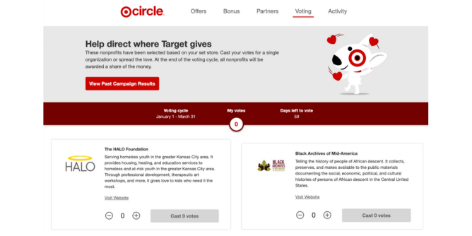 Vote for HALO with Target Circle - HALO